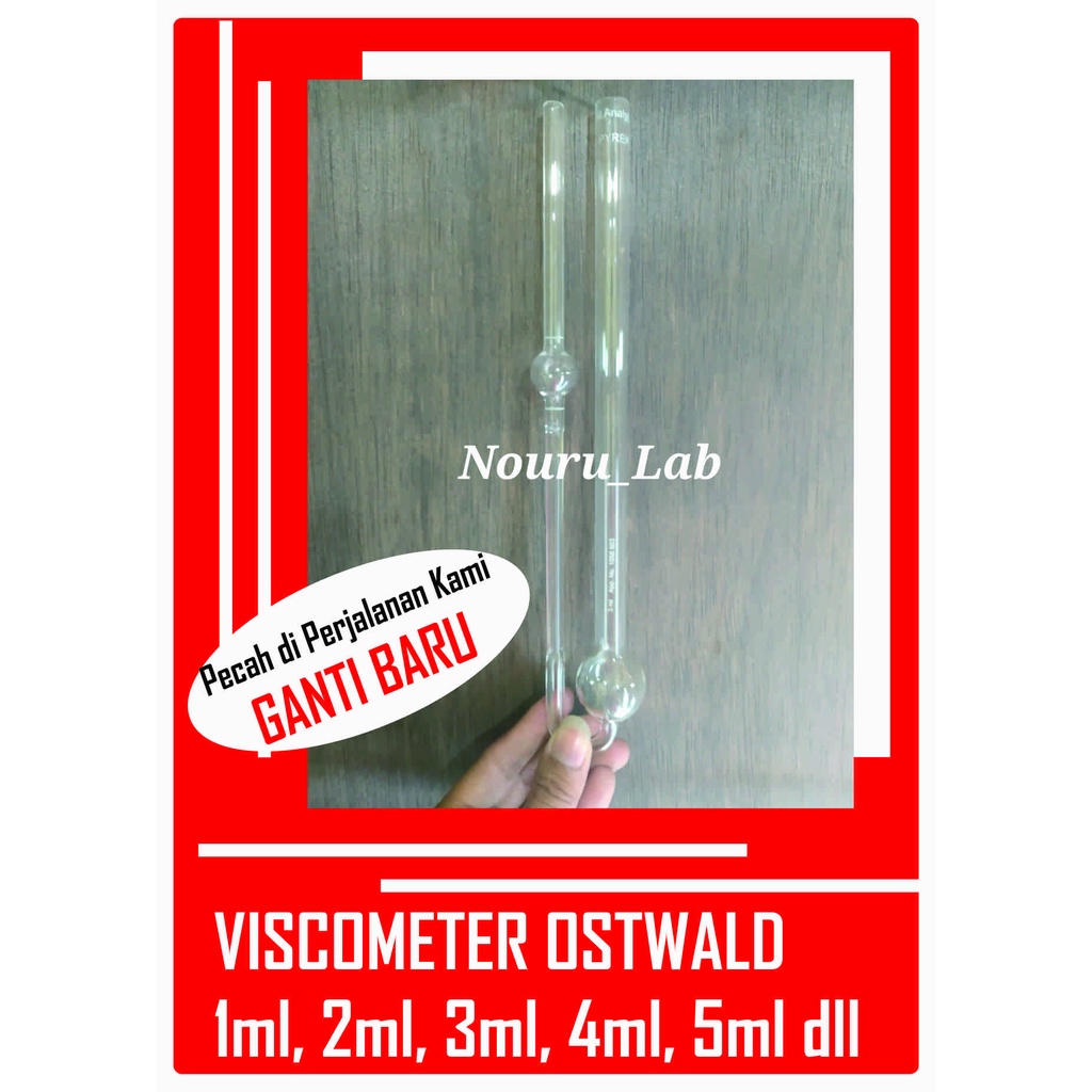 Jual Viscometer Ostwald Pyrex - VisKometer Ostwald Merk Pyrex | Shopee ...