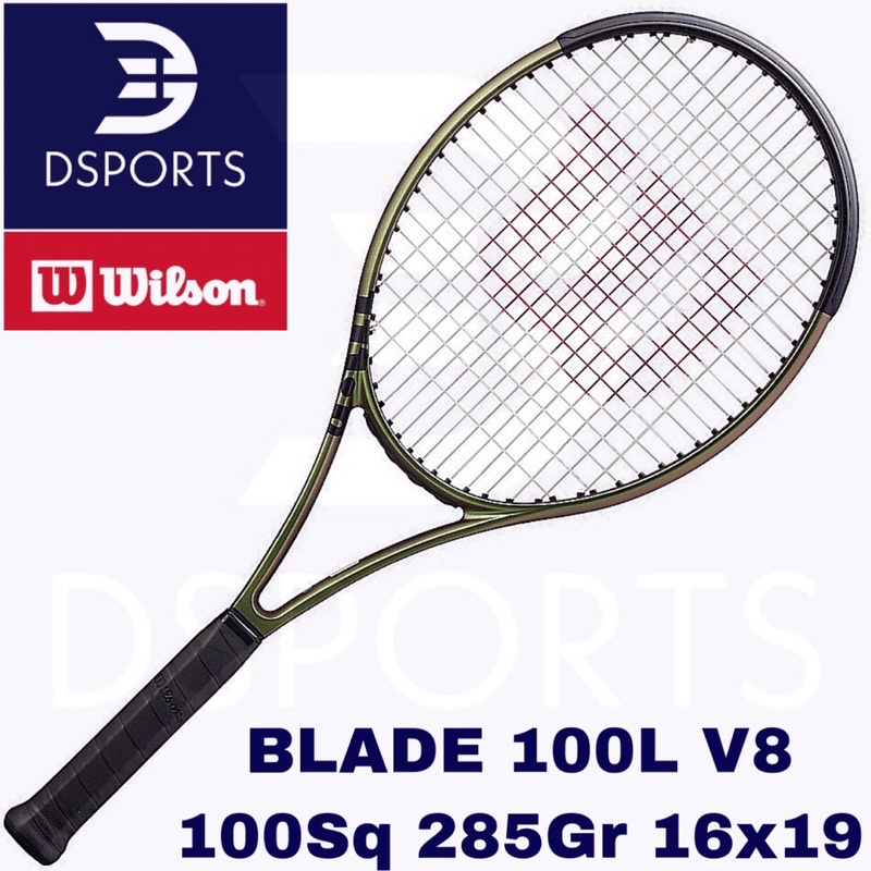 Jual Wilson Blade 100L V8 285 gr 100 L ( Racket Tennis Tenis Raket ...
