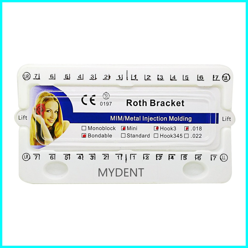 Jual BRACKET METAL BEHEL GIGI ORTHOPRIME MINI ROTH | Shopee Indonesia