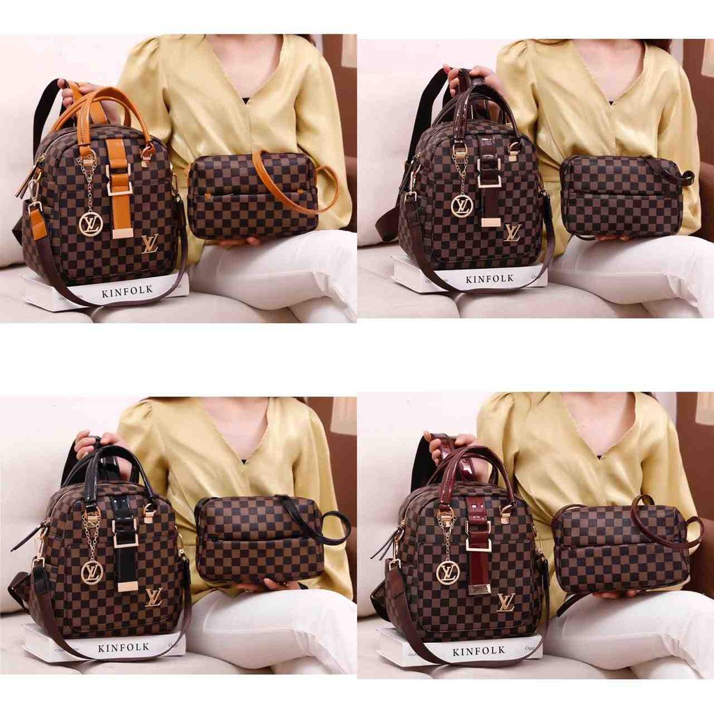 Jual Ransel Louis Vuitton Sephora 2in1 Series 2017 # DEN | Shopee Indonesia