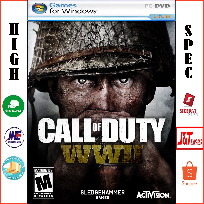 Jual CALL OF DUTY WWII PC/ COD WW2 /DVD GAME GAMING LAPTOP KASET ...