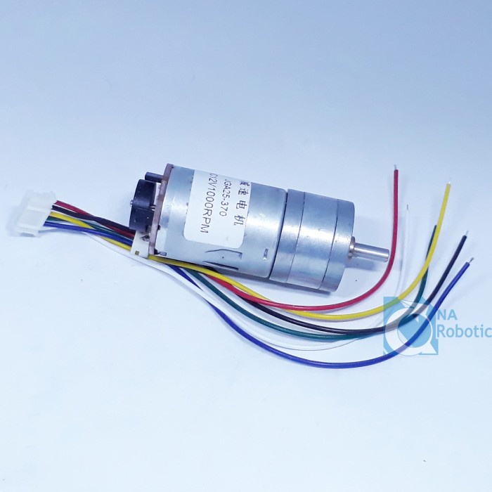 Jual Motor DC 25GA370 12V 1000 RPM With Encoder | Shopee Indonesia