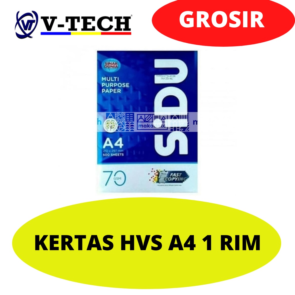 Jual KERTAS HVS A4 1 RIM | Shopee Indonesia