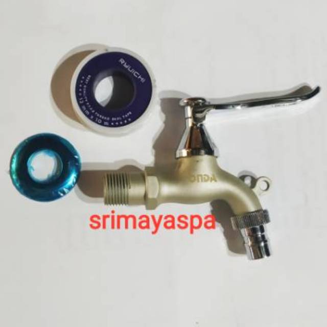 Jual KRAN AIR GEMBOK KRAN KUNCI ONDA® (bonus SELOTIP) | Shopee Indonesia