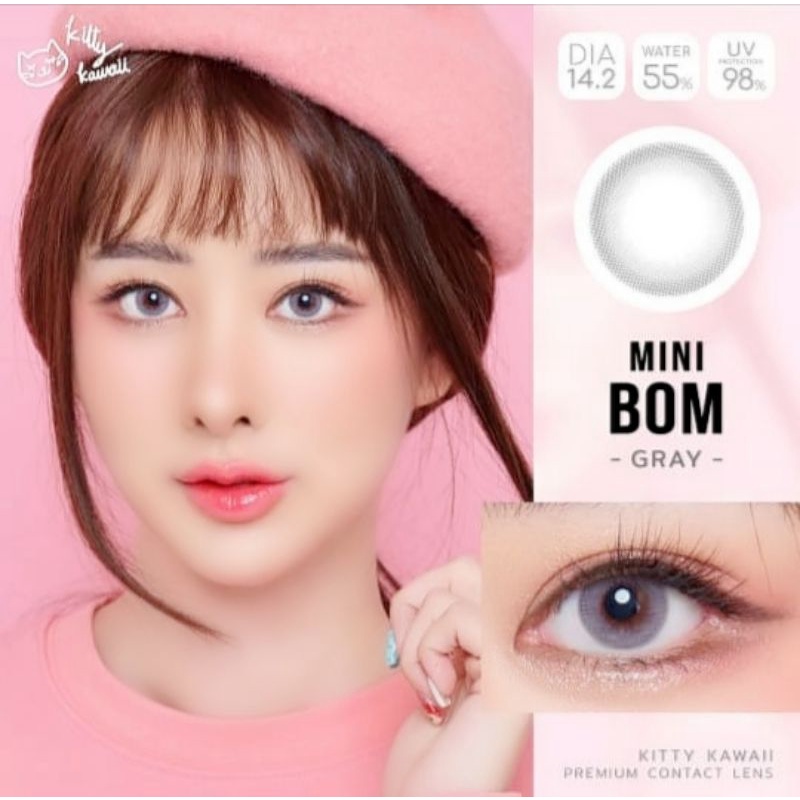 Jual SOFTLENS MINI BOM by KITTY KAWAII 14.2 MM ( NORMAL & MINUS ...