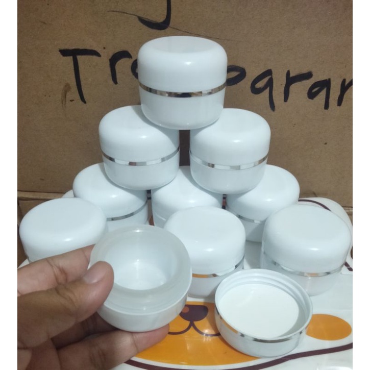 Jual Pot Cream 15G List Silver | Shopee Indonesia