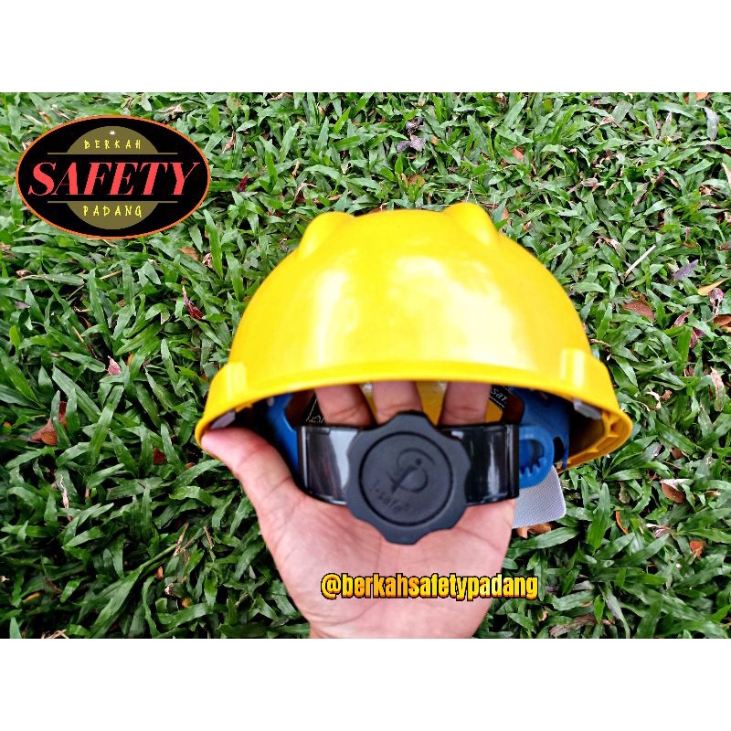 Jual HELM PROYEK I SAFE INNER SLIDING WITH NYLON STRAP WARNA KUNING ...