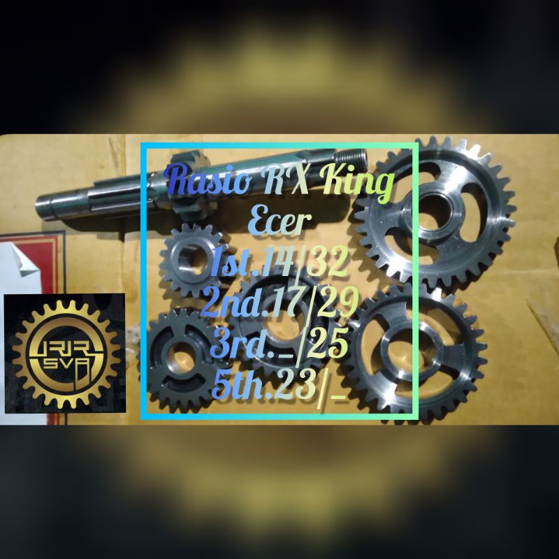 Jual Gigi Rasio Gear Ratio Gir Rasio Yamaha RX King RX-100 RX-K Ecer ...