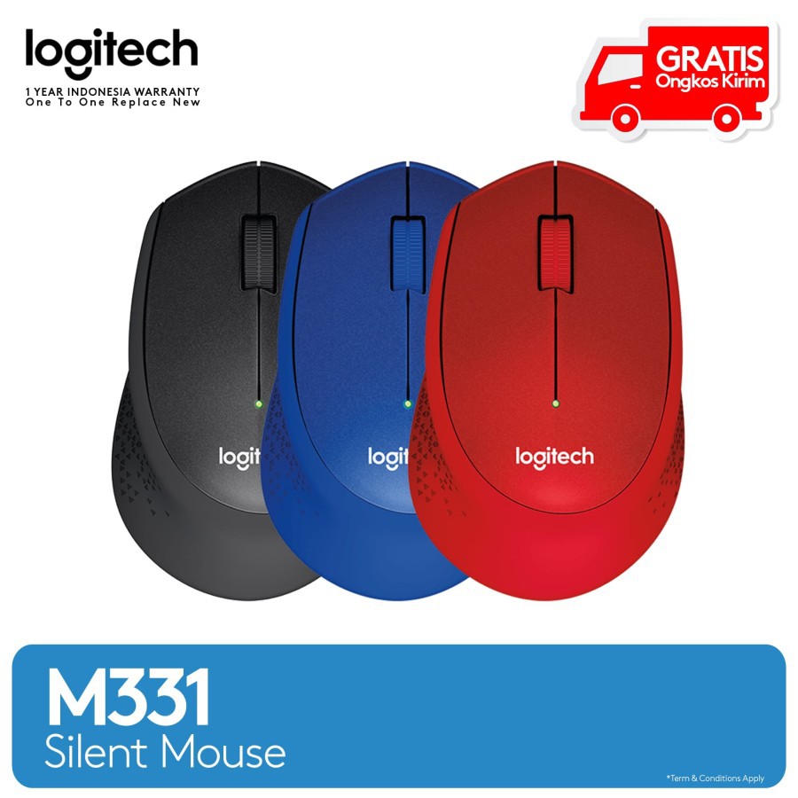 Jual LOGITECH WIRELESS MOUSE M331 SILENT / MOUSE WIRELESS M 331 SILENT ...