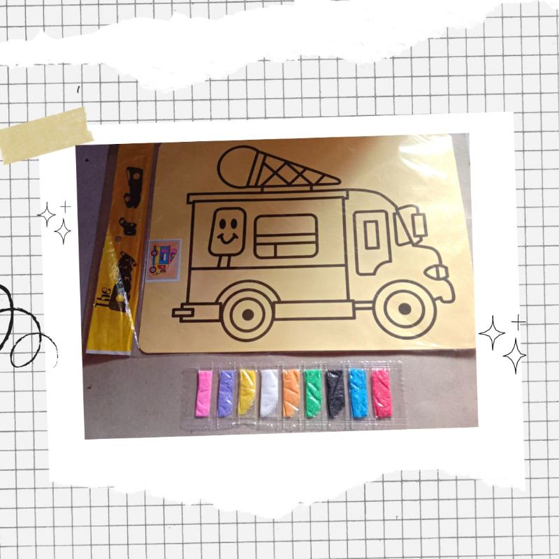 Jual TM | TRUCK ICE CREAM | BUKU MEWARNAI | BUKU GAMBAR & SKETSA | 100% ...