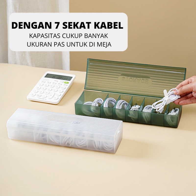 Jual Muzy Kotak Kabel Kotak Penyimpanan Kabel Storage Kabel Data Tempat ...