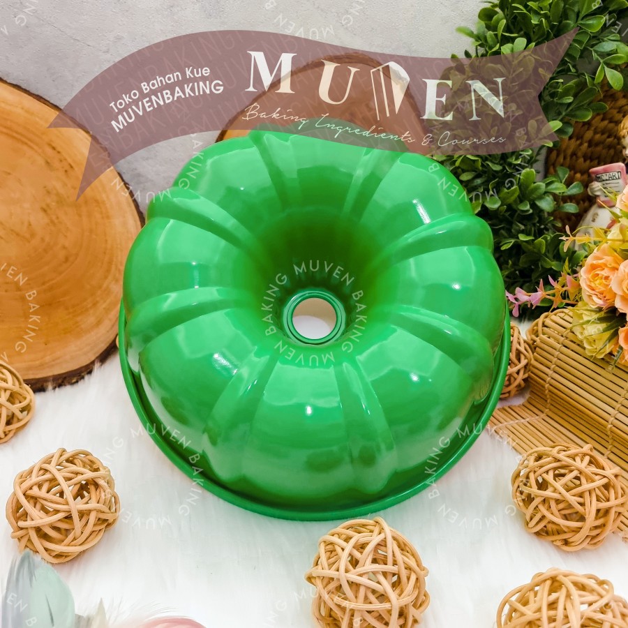 Jual LOYANG TEFLON TULBAN PREMIUM TEBAL 25 Cm / BUNDT FORM PAN ANTI ...