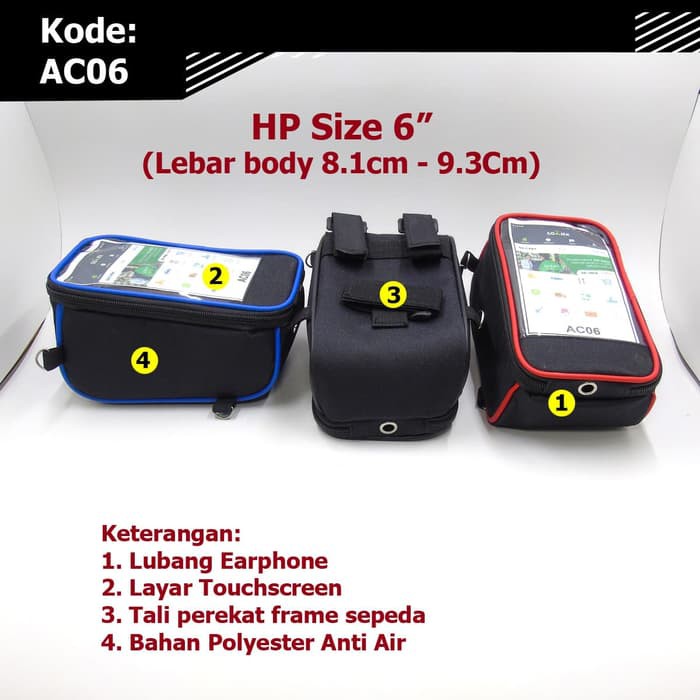 Jual Unik Holder HP Sepeda Motor AC06 Bracket Phone Gojek Grab Uber ...