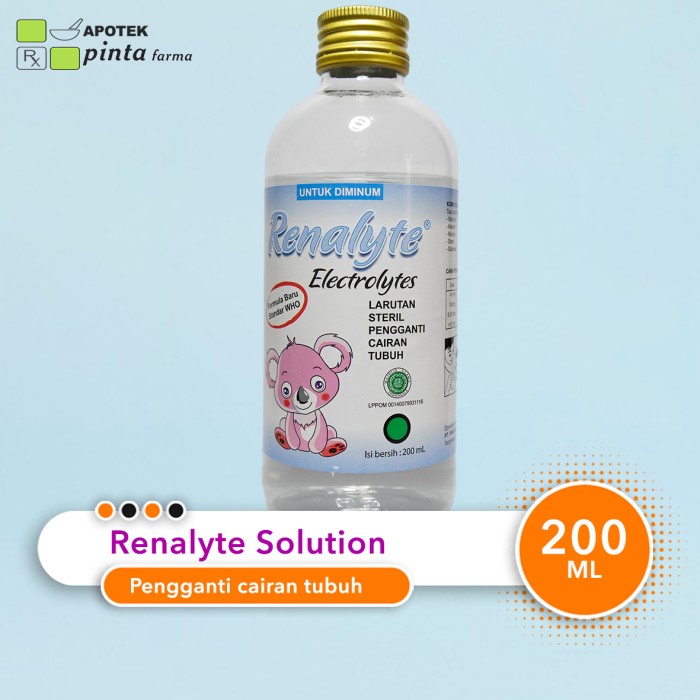 Jual Renalyte Solution 200 ML Obat Diar | Shopee Indonesia