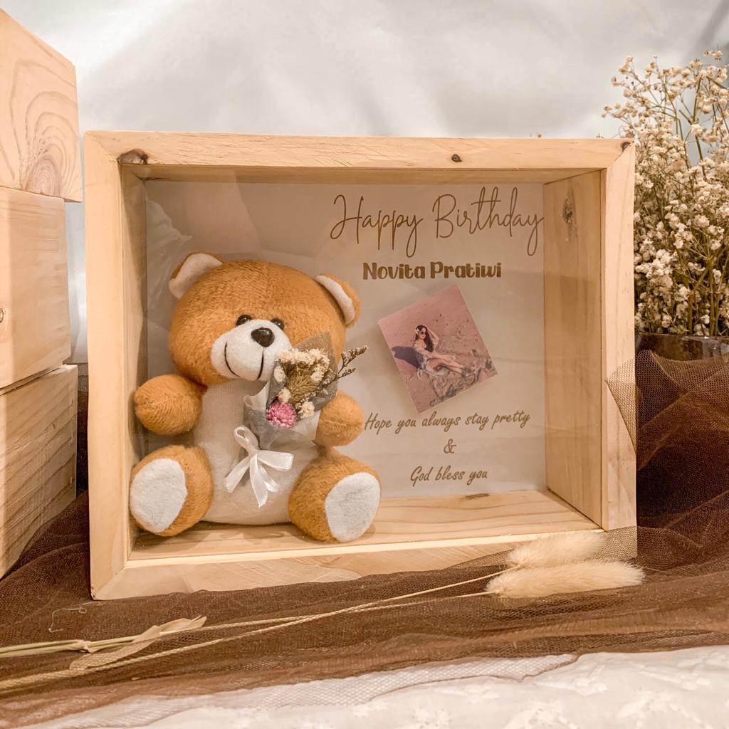 Jual Flower Frame 3d 25x20 Custom Flower Frame 3d 20x20 Custom