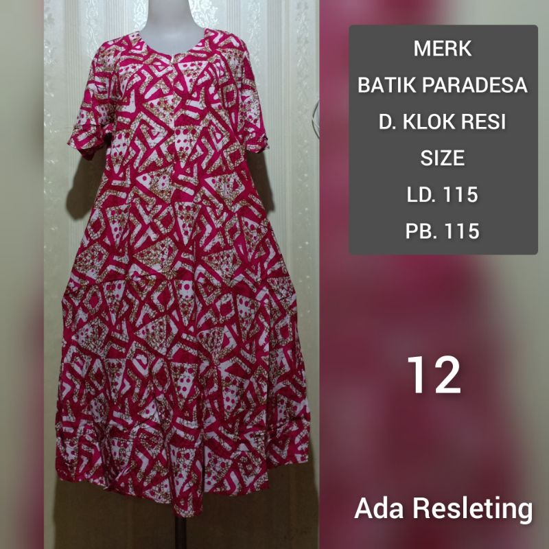 Jual Daster Model Klok Merk Batik Paradesa | Shopee Indonesia