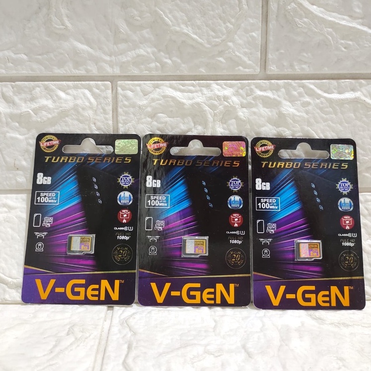 Jual MMC V-GEN MICRO SD MMC VGEN 8GB CLASS 10 ORIGINAL | Shopee Indonesia