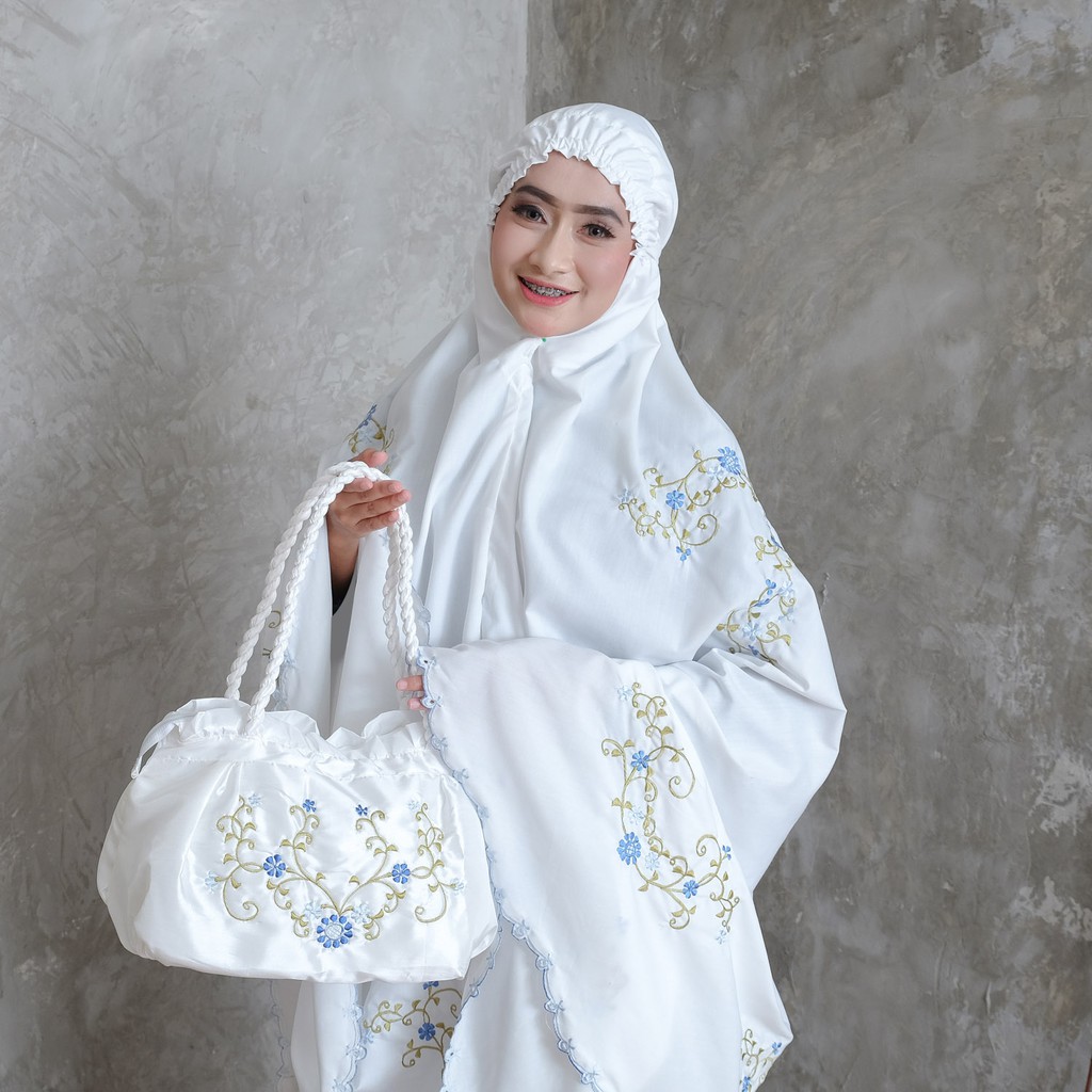 Jual MUKENA BALI TASIK - MUKENA DEWASA BORDIR VITARA TAS TAMBANG ...
