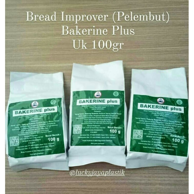 Jual Bread Improver Bakerine Plus 100gr | Shopee Indonesia