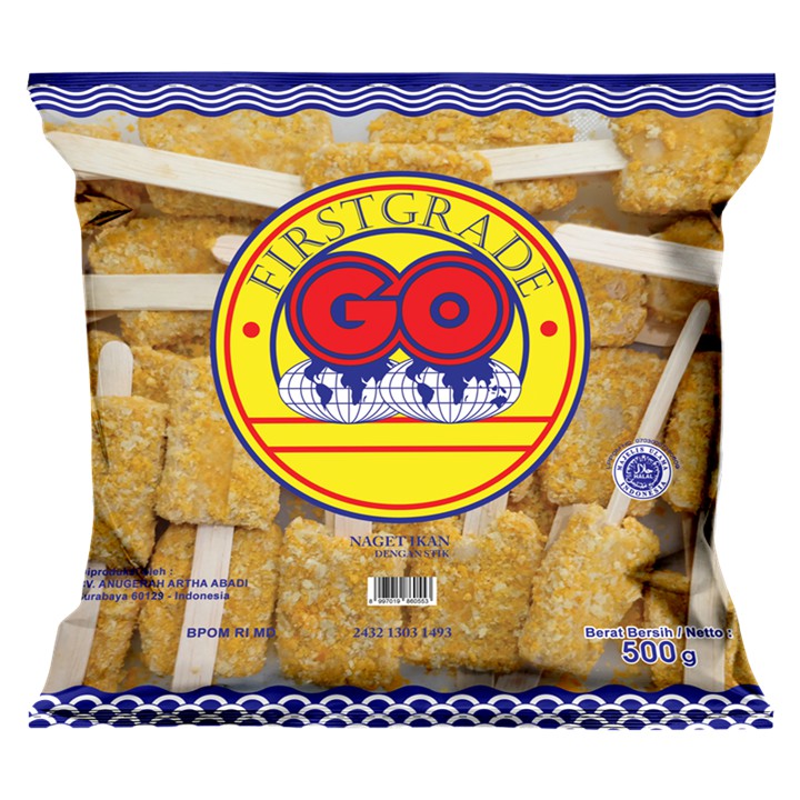 Jual [FROZEN FOOD GO] NUGGET ICE CREAM ISI 24 BESAR / 30 KECIL (500 ...