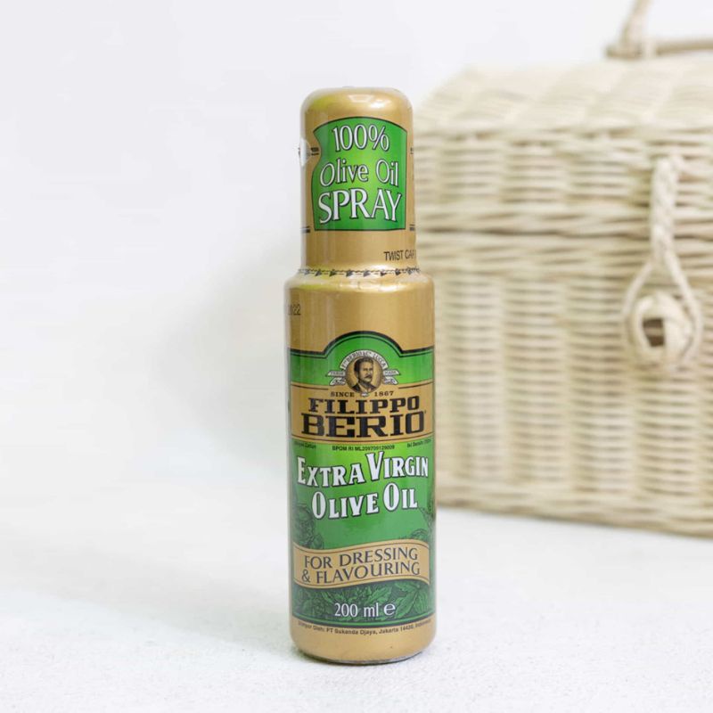 Jual Filippo Berio Extra Virgin Olive Oil Spray 200 ml | Shopee Indonesia