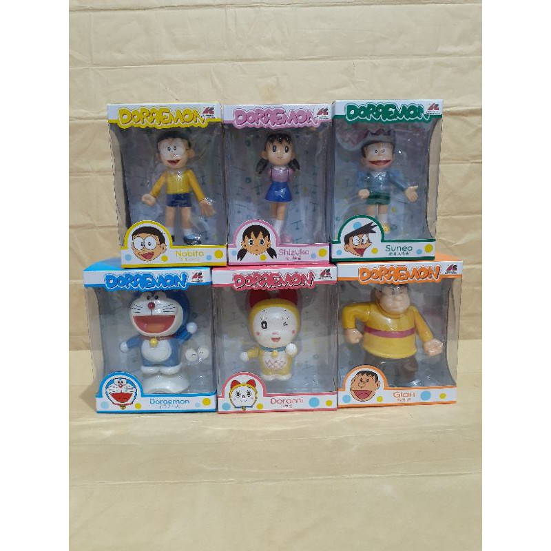 Jual FIGURE DORAEMON - MAINAN ANAK FIGURE DORAEMON DKK NOBITA SHIZUKA ...