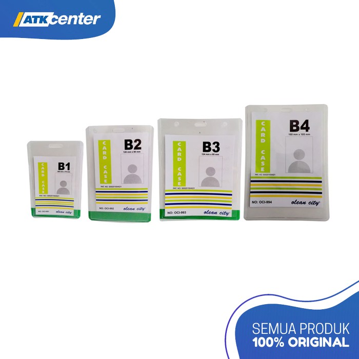 Jual ID Card Case Olean City B3 (124X95MM) OCI-993 BERDIRI (4 pcs ...