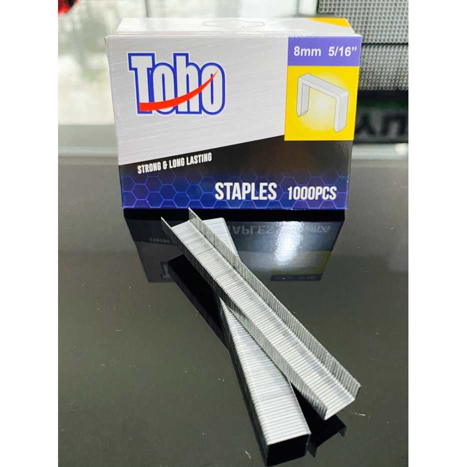 Jual REFILL GUN STAPLER 8 MM - 5/16"/ ISI STEPLES GUN 8 MM | Shopee ...