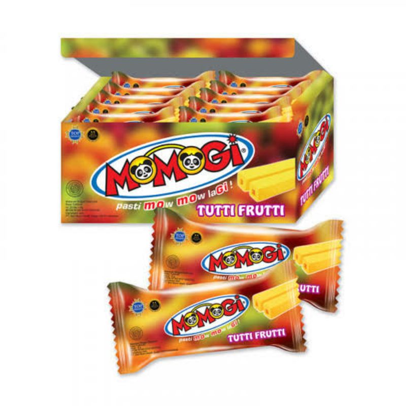 Jual Momogi Tutti Frutti 12 gr X 10 pcs Per pak | Shopee Indonesia