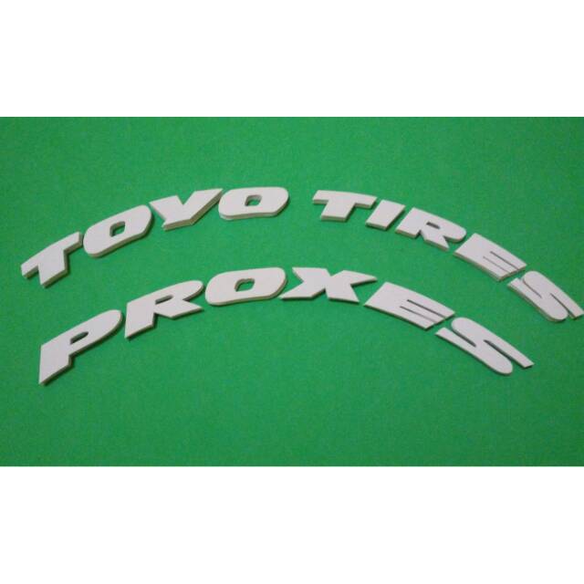 Jual Tire Sticker / Sticker ban TOYO TIRES - PROXES (lebar) | Shopee ...