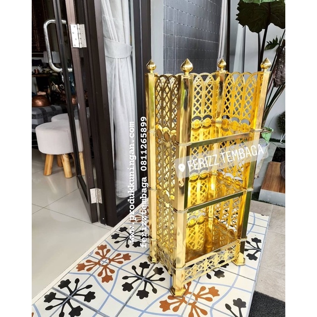 Jual rak kitab kuningan asli | Shopee Indonesia