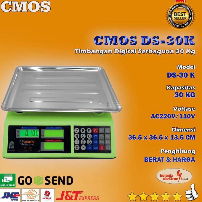 Jual TIMBANGAN DIGITAL CMOS DS-30K (30KG) | Shopee Indonesia
