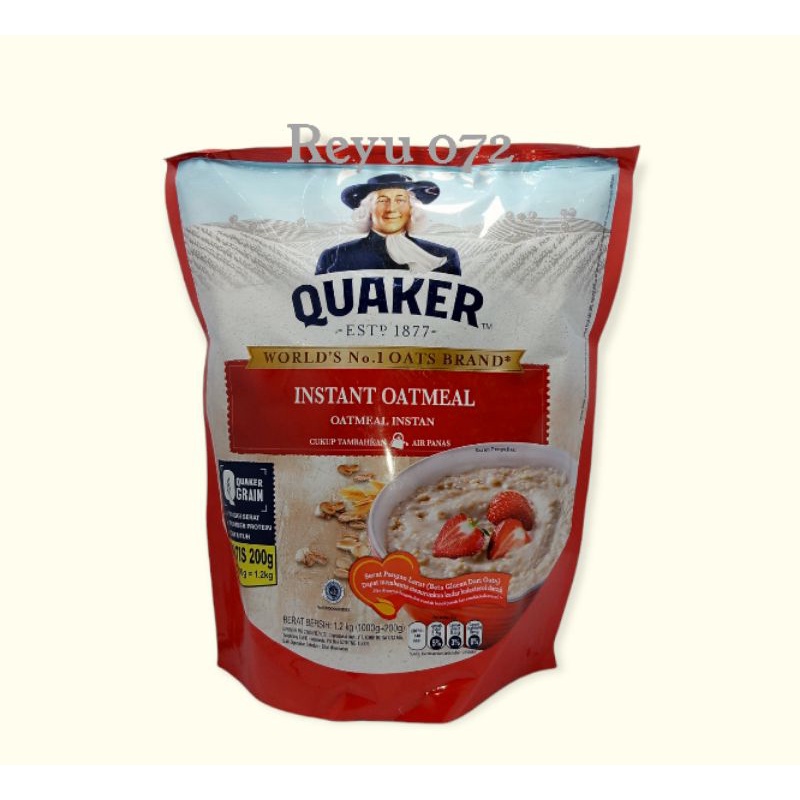 Jual Quaker instan oatmeal 1200 gr ,Quaker oatmeal instan 1200,quaker ...