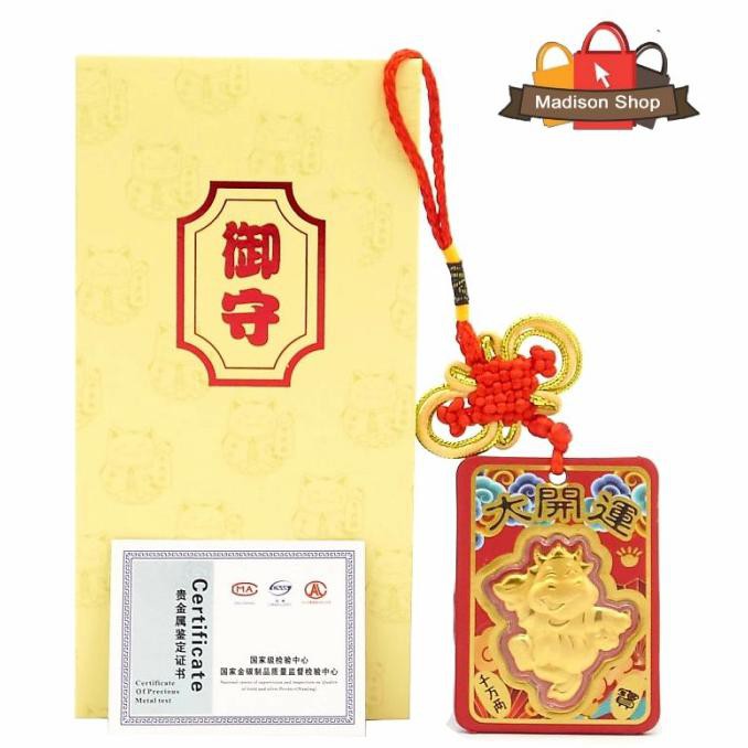 Jual Lucky Charm Kerbau Emas Gift Jimat Hoki Kado Imlek Shio Kerbau ...