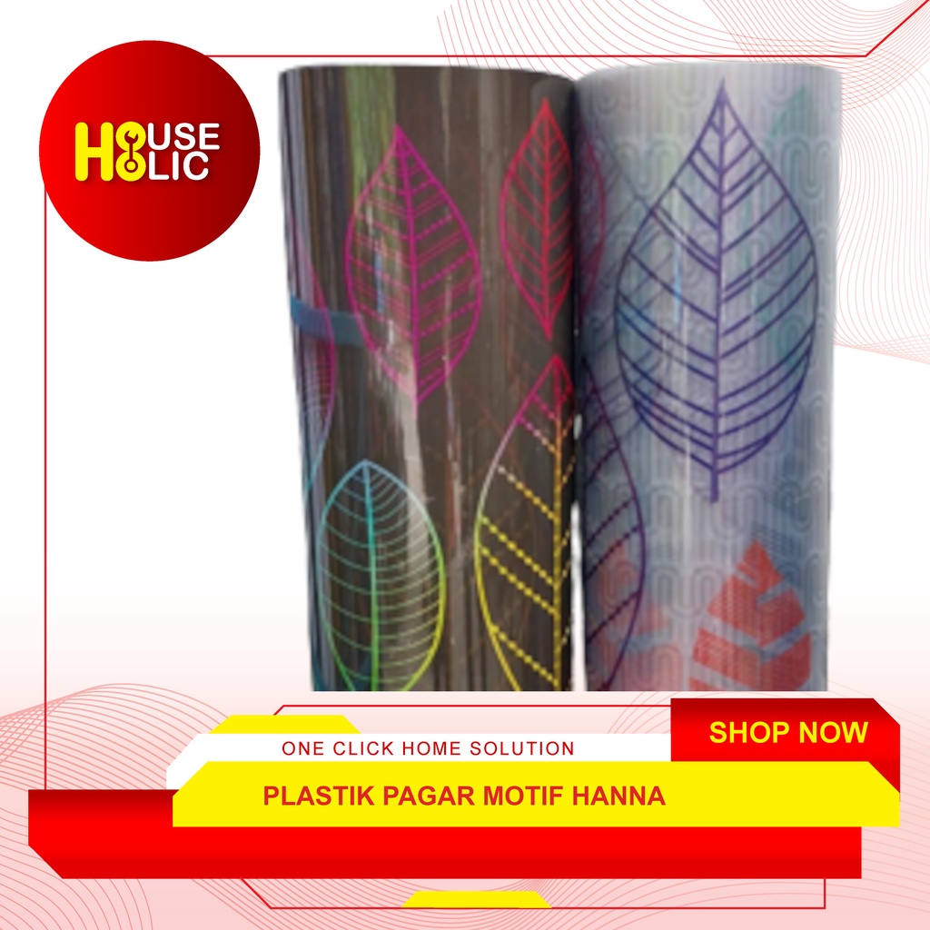 Jual Fiber Plat Plastik Tutup Pagar Motif Hanna / Plastik Penutup Pagar ...