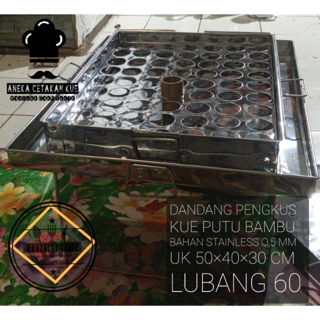 Jual DANDANG PENGUKUS KUE PUTU BAMBU STAINLESS 0,5 MM | Shopee Indonesia