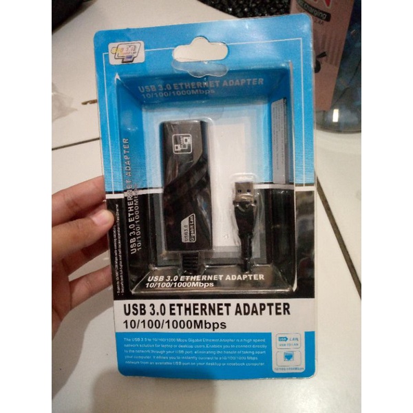 Jual USB 3.0 Ethernet Adapter 10/100/1000Mbps | Shopee Indonesia