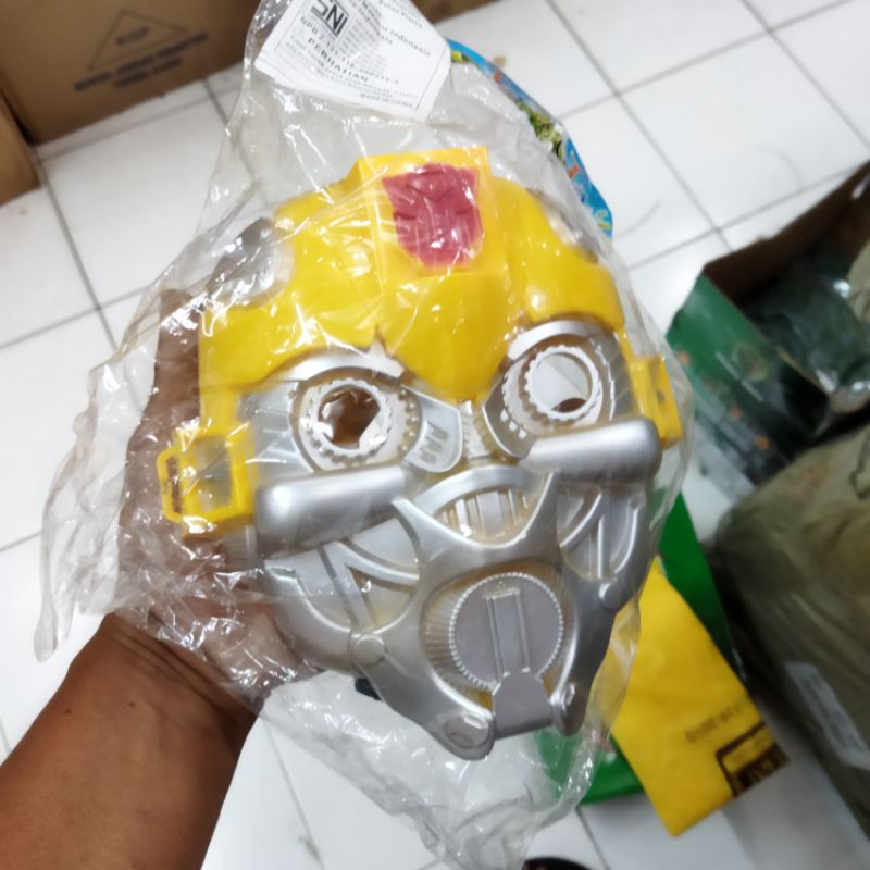 Jual TOPENG SUPER HERO NON LAMPU SPIDERMAN IRONMAN BUMBLE BEE ULTRAMAN ...
