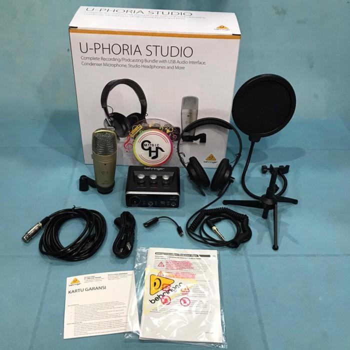 Jual Behringer Uphoria Studio U-Phoria Studio Paket Soundcard Recording ...