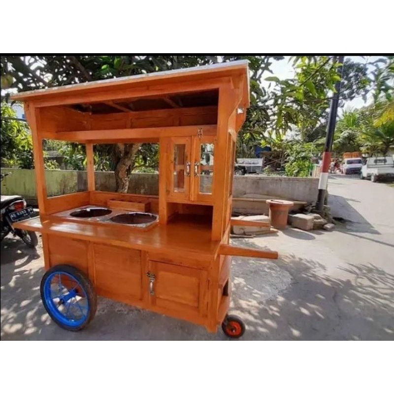 Jual Gerobak mie ayam bakso roda 3 | Shopee Indonesia