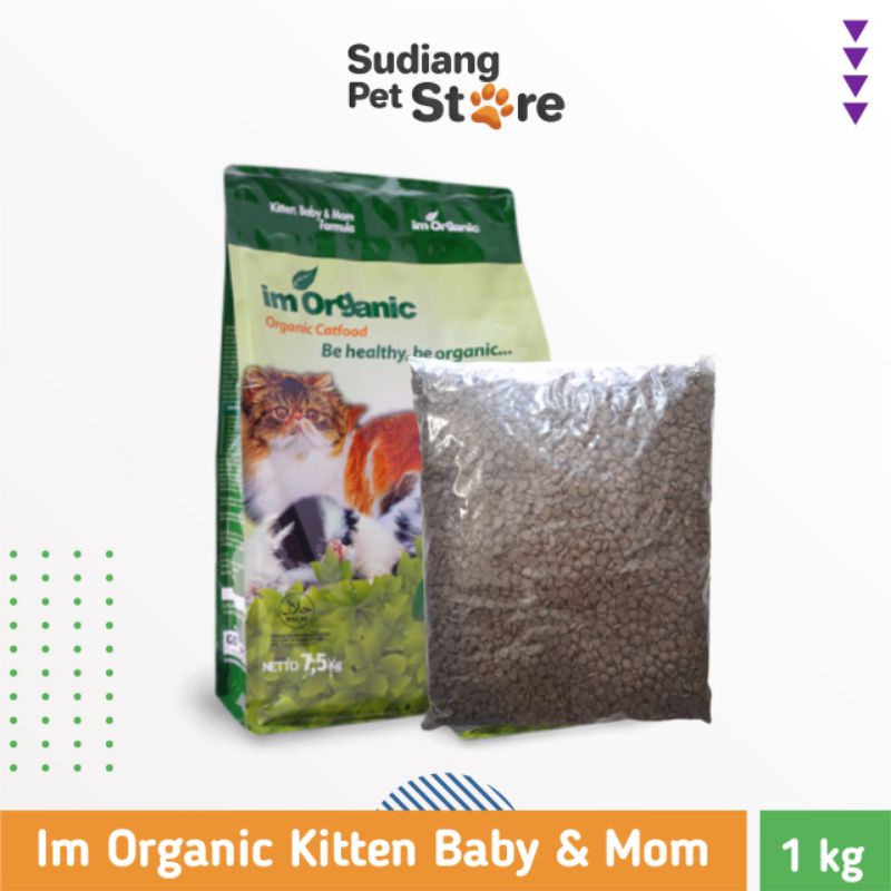 Jual Makanan Kering Anak Kucing Repack IMO Im Organic Kitten And Mom ...