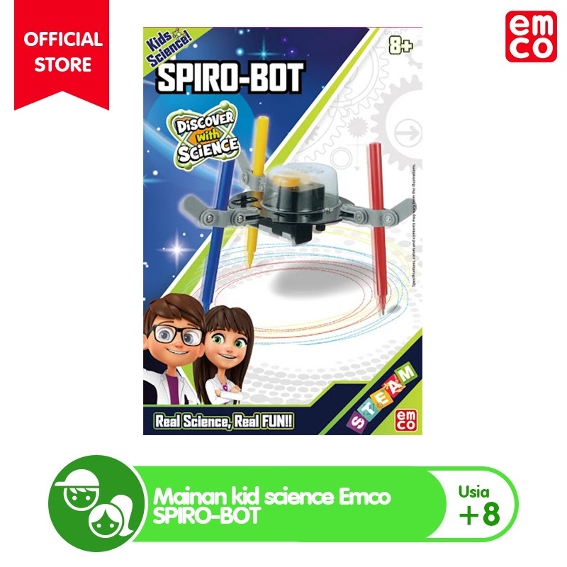 Jual Mainan Edukasi EMCO Kids Science Spiro-Bot | Shopee Indonesia