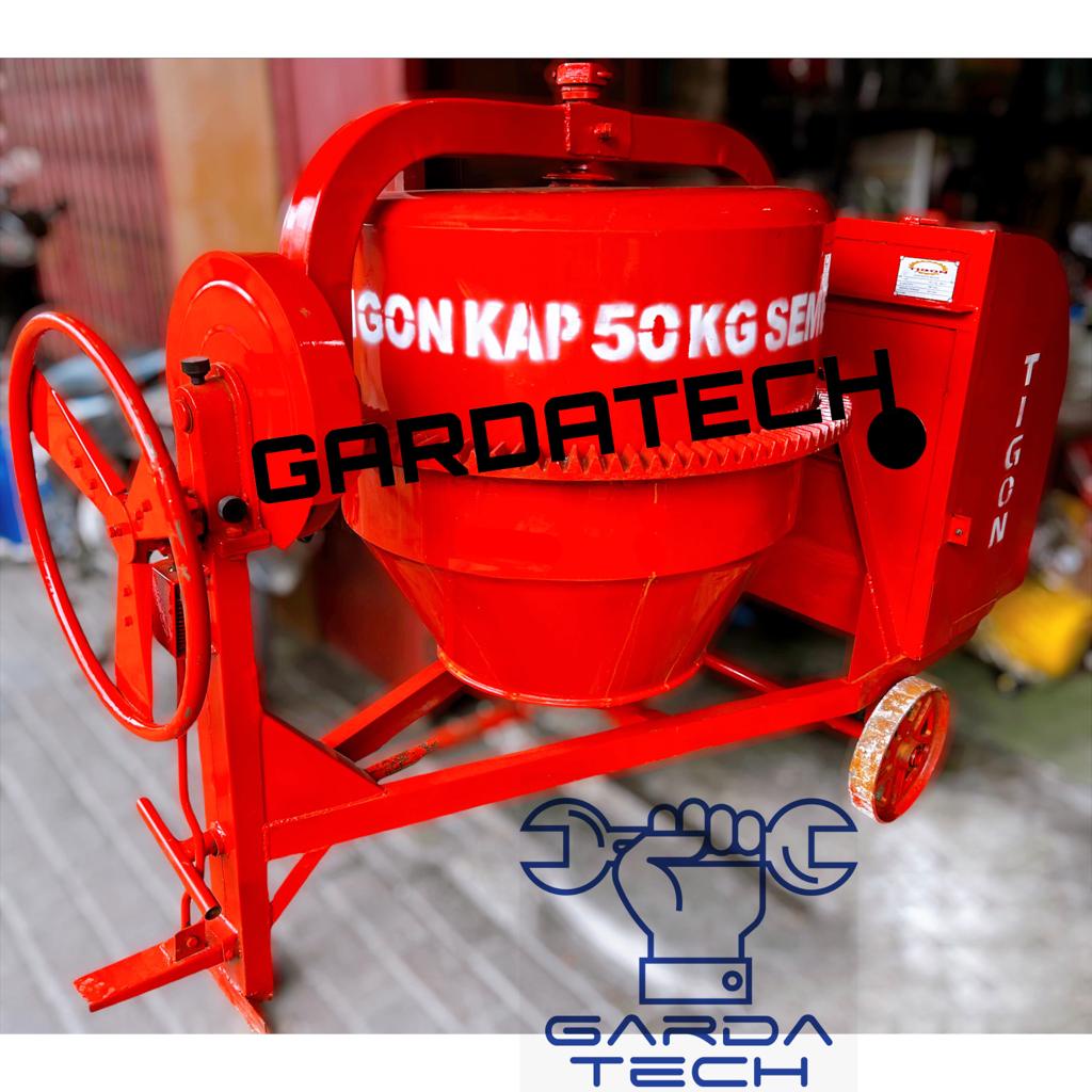 Jual Beton Molen Mixer Semen TIGON 500 Liter + Mesin Diesel R175 H | Shopee Indonesia