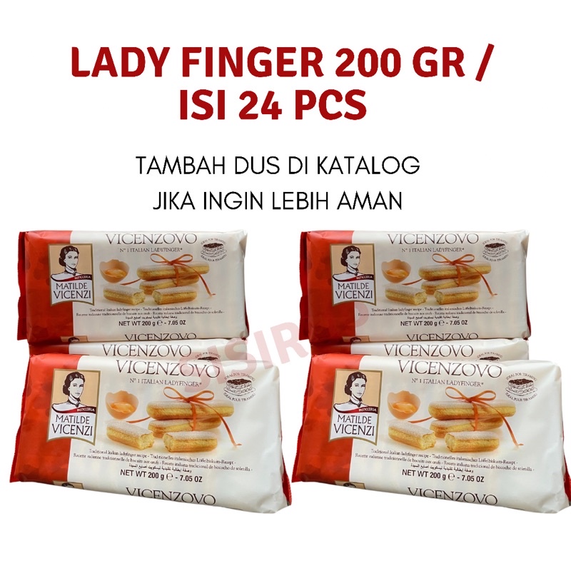 Jual LADY FINGER / Lady Finger Vicenzovo 200 gram | Shopee Indonesia