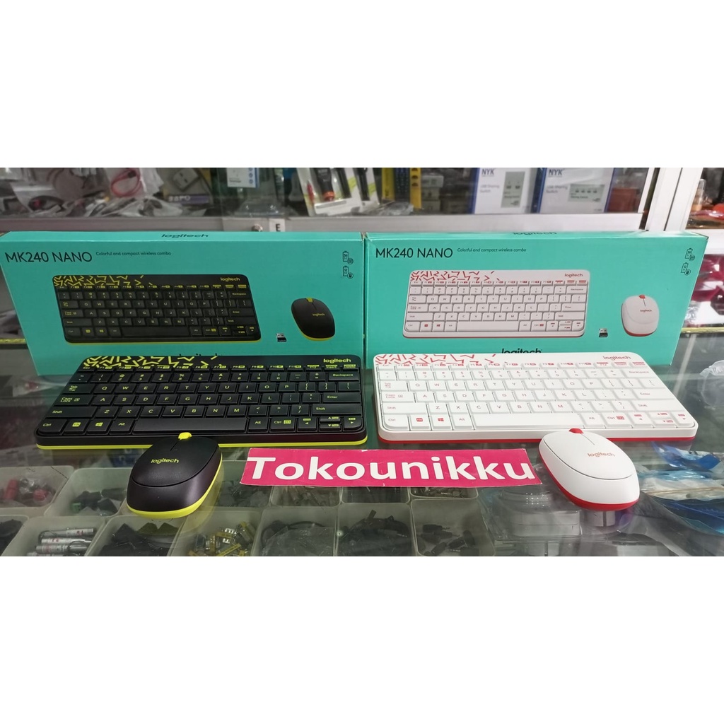 Jual Logitech MK240 NANO Wireless Keyboard and Mouse Combo | Shopee ...