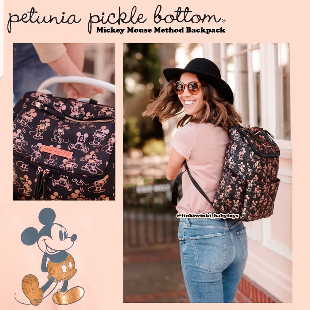 Jual Petunia Pickle Bottom Mickey Mouse Method Backpack | Shopee Indonesia