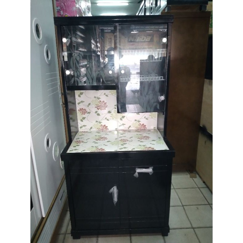 Jual rak bupet lemari sayur 2 pintu ful kaca | Shopee Indonesia