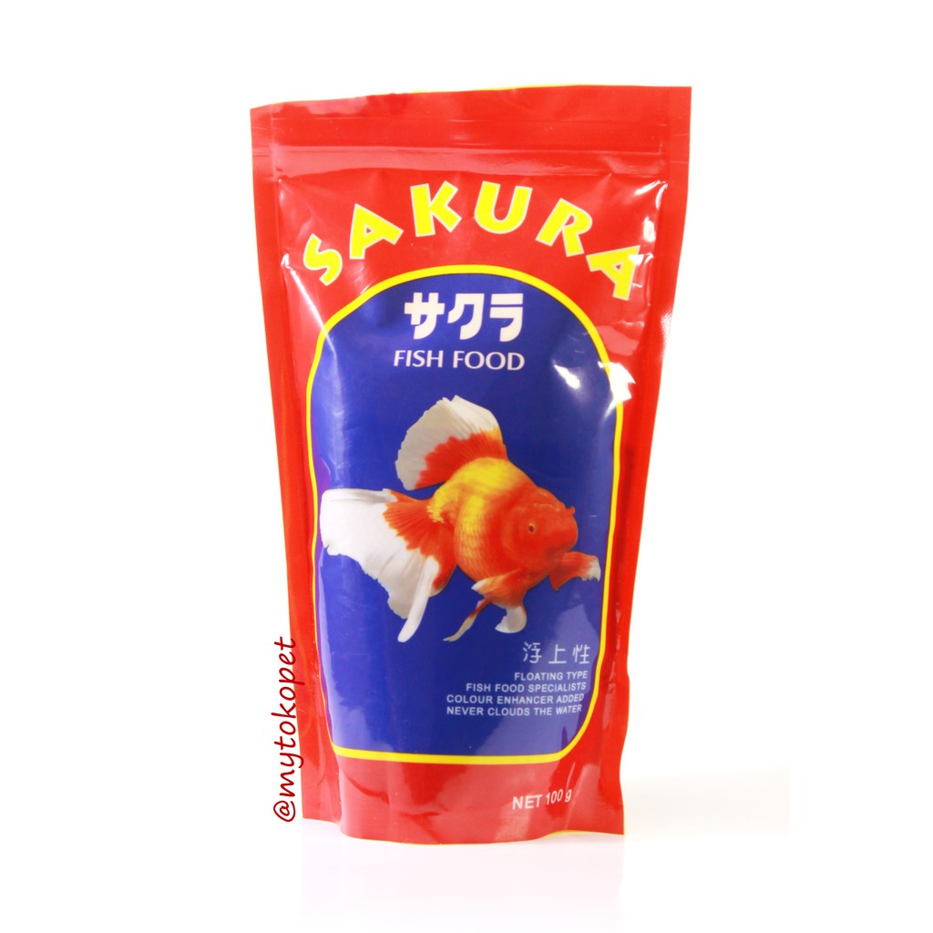 Jual SAKURA FISH FOOD 100GR - Makanan Ikan | Shopee Indonesia