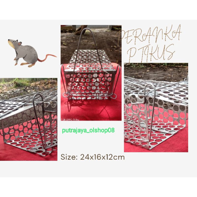 Jual perangkap tikus kurungan tikus jebakan tikus plat tebal | Shopee ...