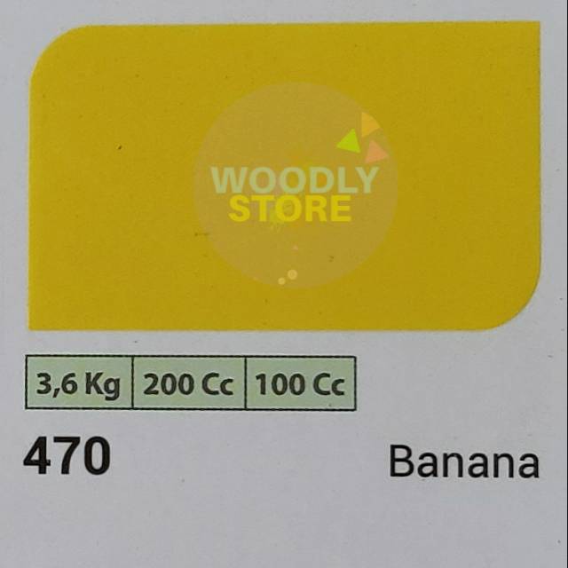 Jual AVIAN YELLOW BANANA 470 CAT MINYAK CAT BESI DAN KAYU 200ml ...